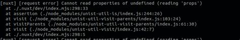 cannot read properties of undefined reading props which makes it