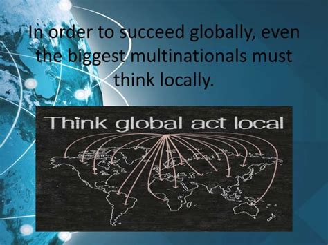 Think Globally Act Locally Ppt