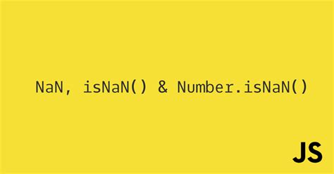 nan isnan and number isnan codementor