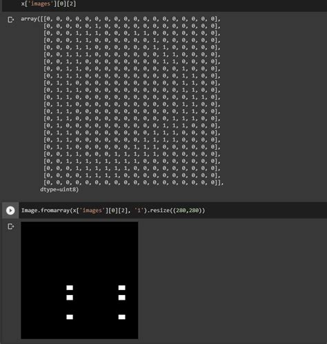 python image loaded from black and white mat file using