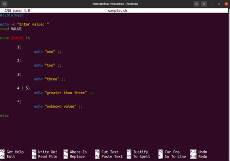 matching pattern in bash case statement