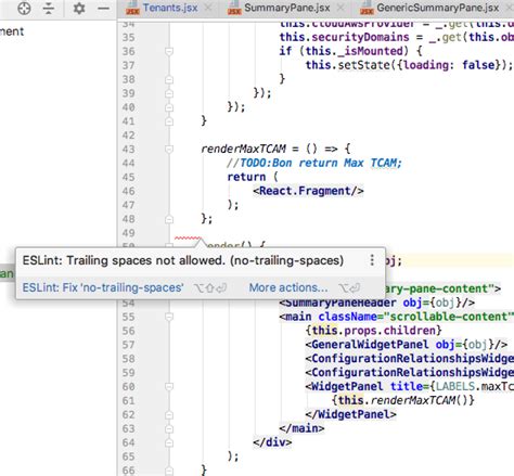 unable to remove whitespace from some blank lines ides support