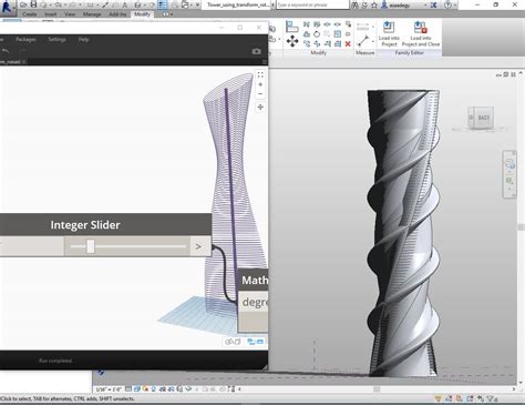 ahmed halim revit dynamo parametric tower experiment