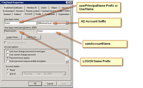 active directory authentication filecloud docs server