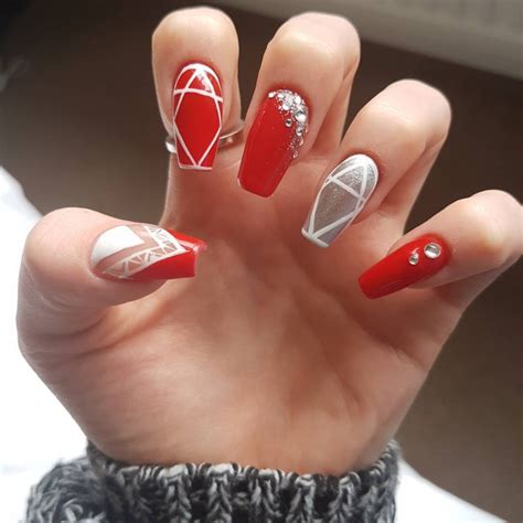21 Red Nail Art Designs Ideas Design Trends Premium Psd Vector