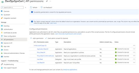 azure devops access azure ad protected api s from pipeline