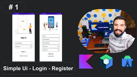 jetpack compose simple ui login register