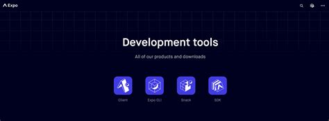 react native first project using expo snack zone of