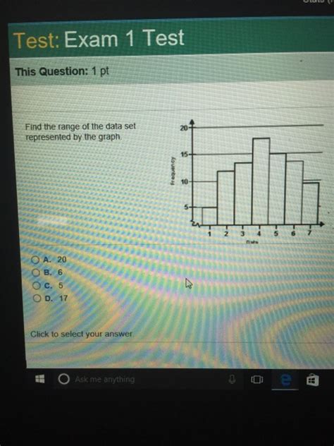 solved find the range of the data set represented by the