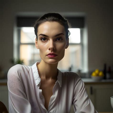 Free Image Confident Asian Woman 30 45 Gazing In Chinese Home
