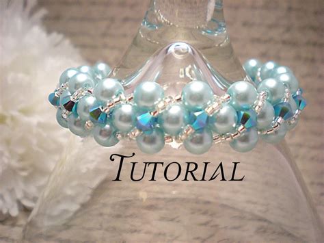 Tutorial Pdf Right Angle Weave Swarovski Pearl Bracelet With Twisting
