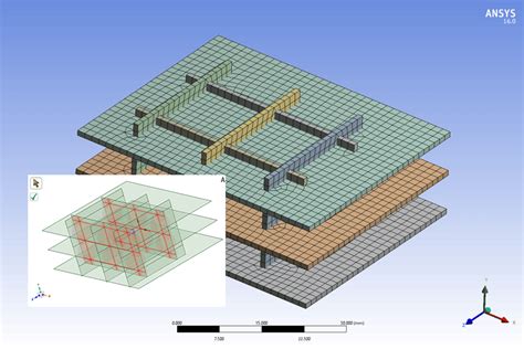how to connecting shells elements in surface models with ansys
