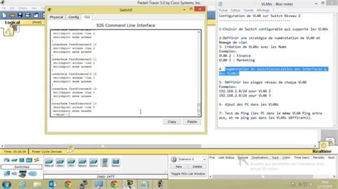 1 configuration de vlans switch cisco 2960 youtube