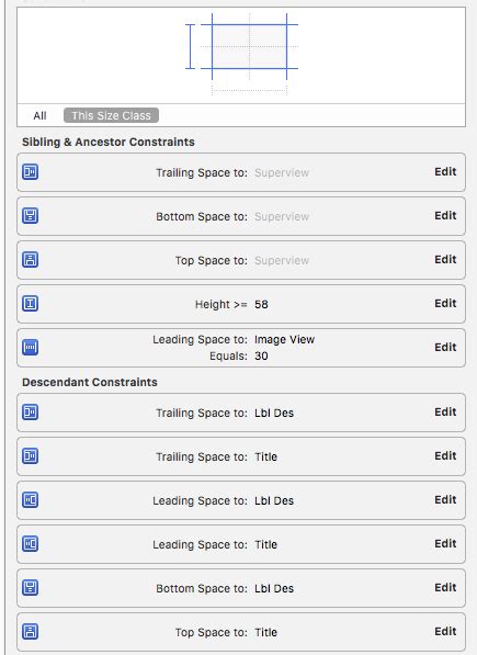 ios self sizing tableview cells based on two subview s height stack