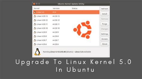 how to upgrade to linux kernel 5 0 in ubuntu