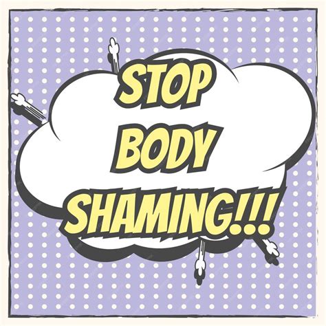 Premium Vector Stop Body Shaming