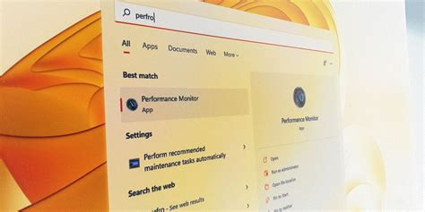 How To Open The Windows 11 Performance Monitor