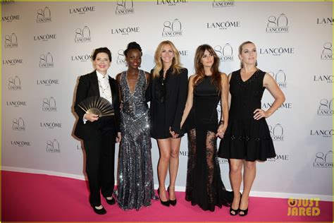 Lily Collins Has Remarkable Evening With Lupita Nyongo At Lancomes