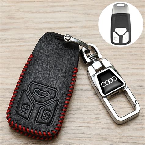 เคสกุญแจรีโมทรถยนต์ แบบหนัง สําหรับ Audi A1 A3 A5 Q3 A4l Q5l Q7