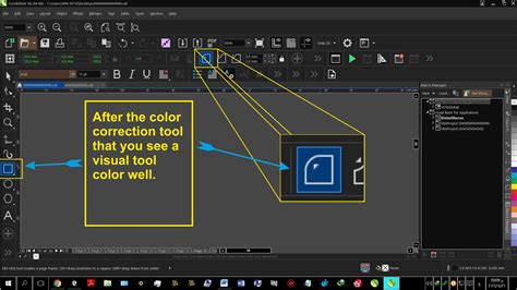 color correction selected tool coreldraw graphics suite x8
