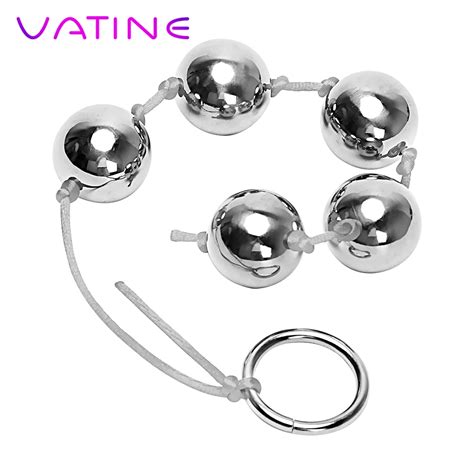 Vatine Ring Handheld Sex Toys For Woman 2 5cm Big Balls Five Metal Anal