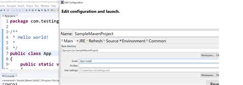 how to fix maven error no goals specified testingdocs