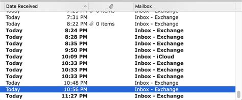 mail app message list line spacing apple community