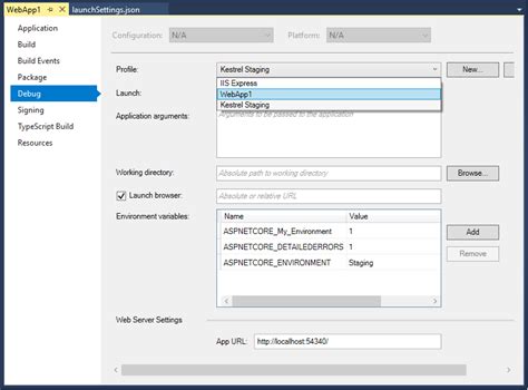 use multiple environments in asp core microsoft docs