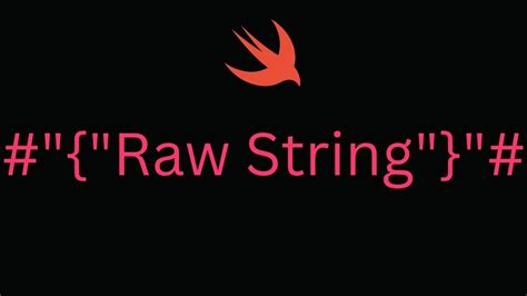 raw strings in swift ios tutorial 2023 youtube
