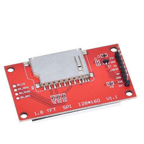 display lcd 1 8 128x160 touch tft spi controlador st7735b electronilab