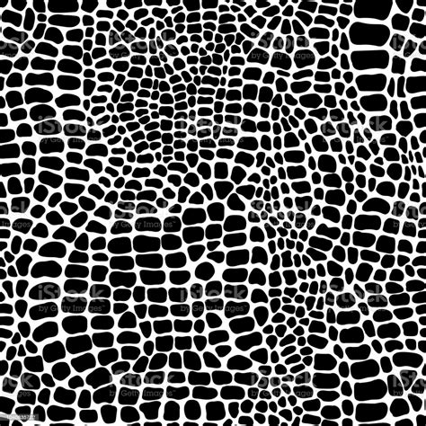 vector seamless pattern with crocodile or alligator skin