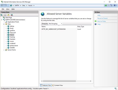 iis reverse proxy configuration home assistant community