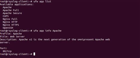 ubuntu firewall ufw configure open close ports and enable disable