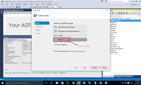 how to setup a windows server with asp mvc app on aws ec2