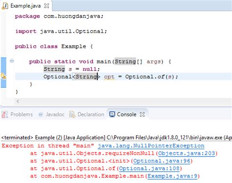 some ways to initialize optional object in java huong dan java