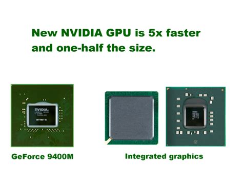 nvidia introduces new integrated geforce 9400m gpu