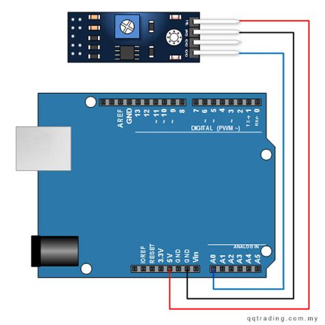 ir infrared 1 8mm line following reflective sensor