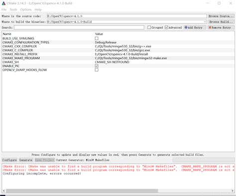 qt5 9 1 cmake3 15 0 opencv4 1 1 徐唱 博客园