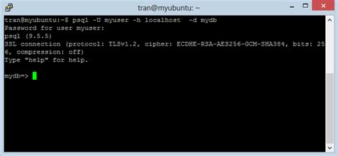 installing and configuring postgresql database on ubuntu