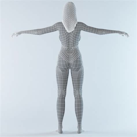 Woman14 Blender 3d Model 59 Blend Free3d