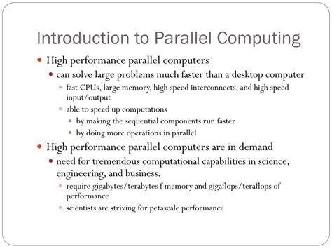 ppt parallel computing explained powerpoint presentation free