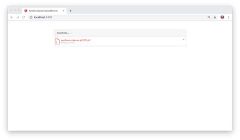 build a file upload button in angular forms using kendo ui