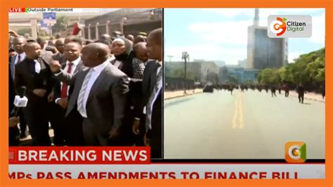 Azimio Mps Storm Out Parliament To Join Gen Zs On The Streets Youtube