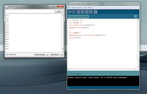 technology laboratory arduino project 4 analog input and serial com