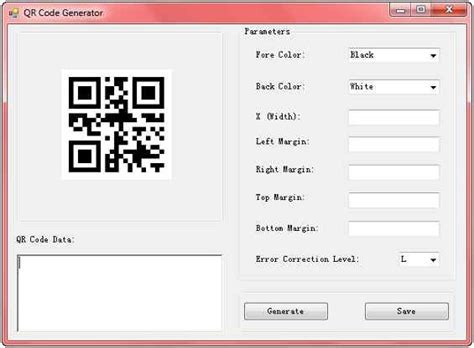 generating qr code in c