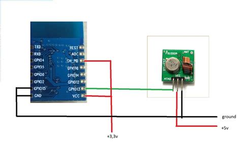 esp8266 12 standalone blynk control outlets wireless 433