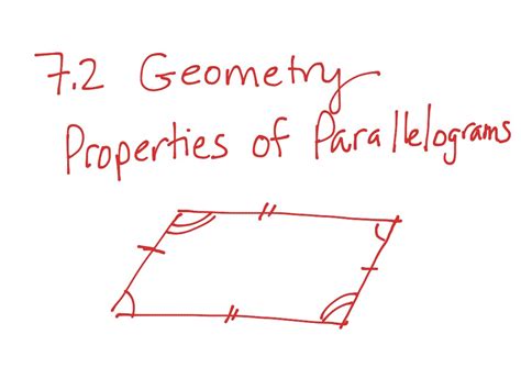 Properties Of Parallelograms Geometry Math Mathematic