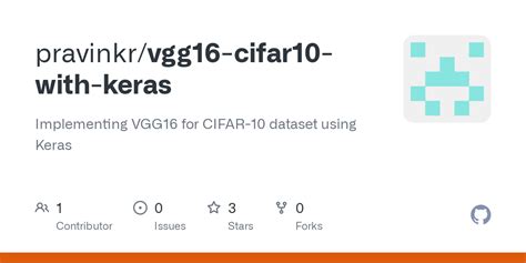 github pravinkr vgg16 cifar10 with keras implementing vgg16 for