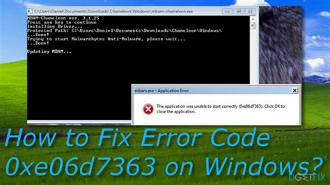 حل مشكلة ظهور رسالة the application was unable to start correctly