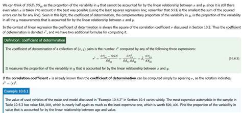 Coefficient Of Determination Formula ⭐️⭐️⭐️⭐️⭐